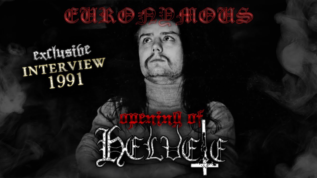 Euronymous - Interview at 1991 (Opening of Helvete) - YouTube