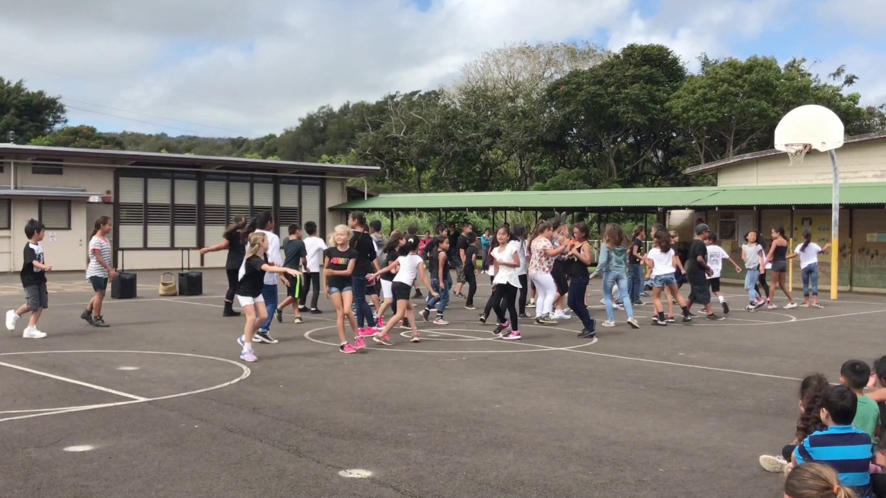 4th grade Hip Hop Assembly at Kohala Elementary 2017 - YouTube