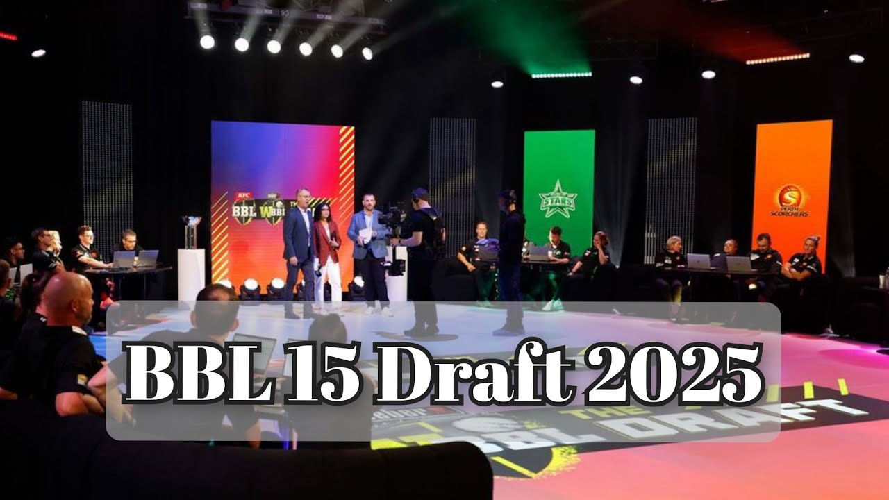 Big bash league season 15 Draft 2025 || BBL 2025 draft - YouTube