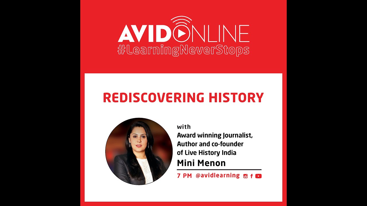Avid Online | Episode 28 | Rediscovering History with Mini Menon. - YouTube