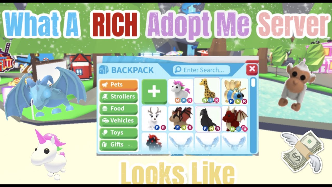 💰What A RICH Adopt Me Server Looks Like!💸 - YouTube