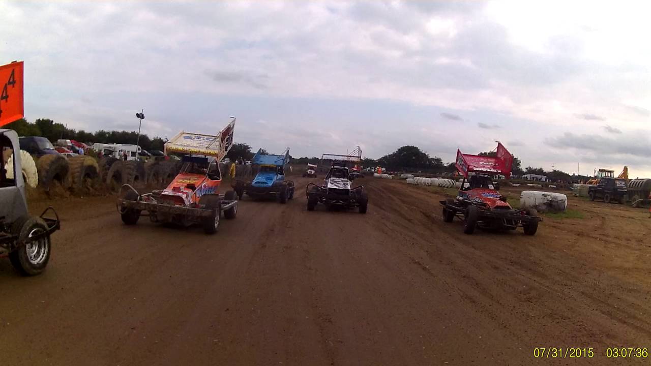 Outlaw oval racing semi finals weekend heat 2 - YouTube