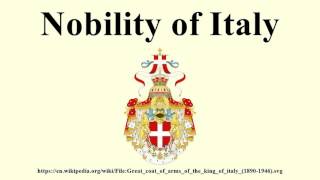 Italian Peerage