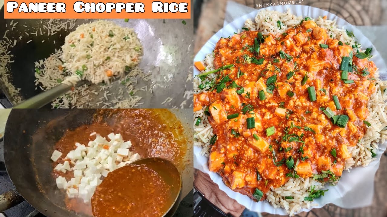 Paneer Chopper Rice| Best Chopper Rice in Mumbai| Mumbai Food - YouTube