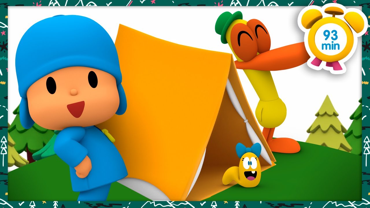 🌄 POCOYO ENGLISH - A Camping Trip With Scouts [93 min] Full Episodes ...