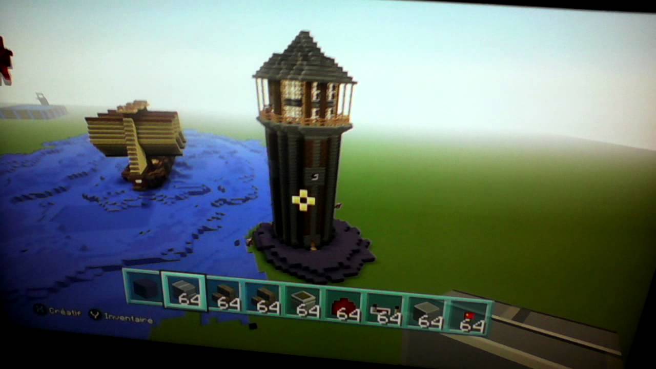 Phare minecraft médiéval - YouTube