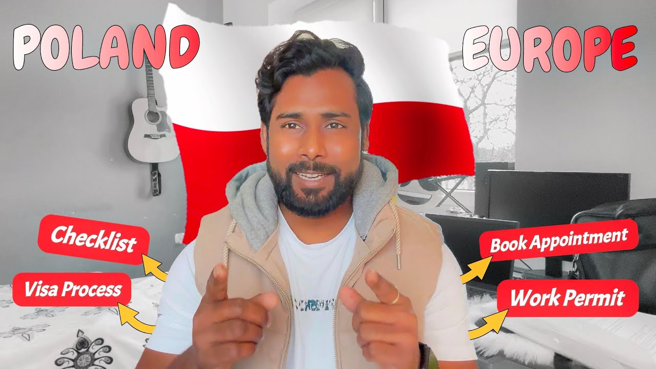 Poland Visa VFS Process 🇵🇱 2024 #barbarapolak Europe Country Work ...