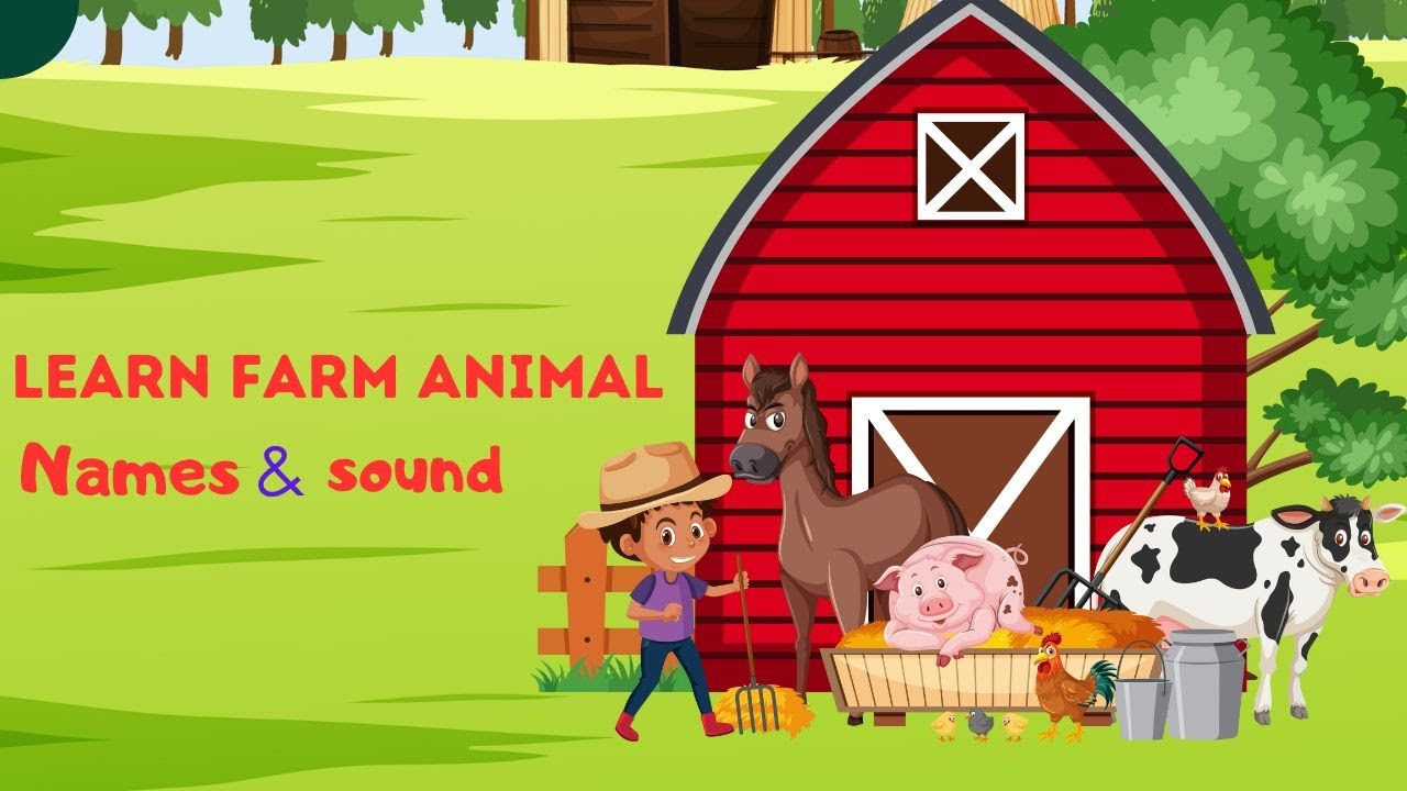 Can You Learn ALL Farm Animals Names in 24 Hours? farm animals for ...