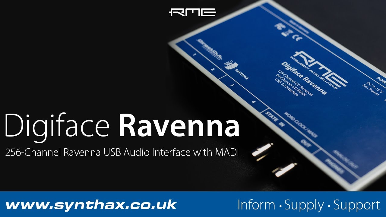 RME Digiface Ravenna Overview: 256-Channel Ravenna USB Audio Interface ...