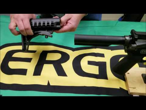 ERGO MSR Stock Installation and Adjustment Tutorial - YouTube
