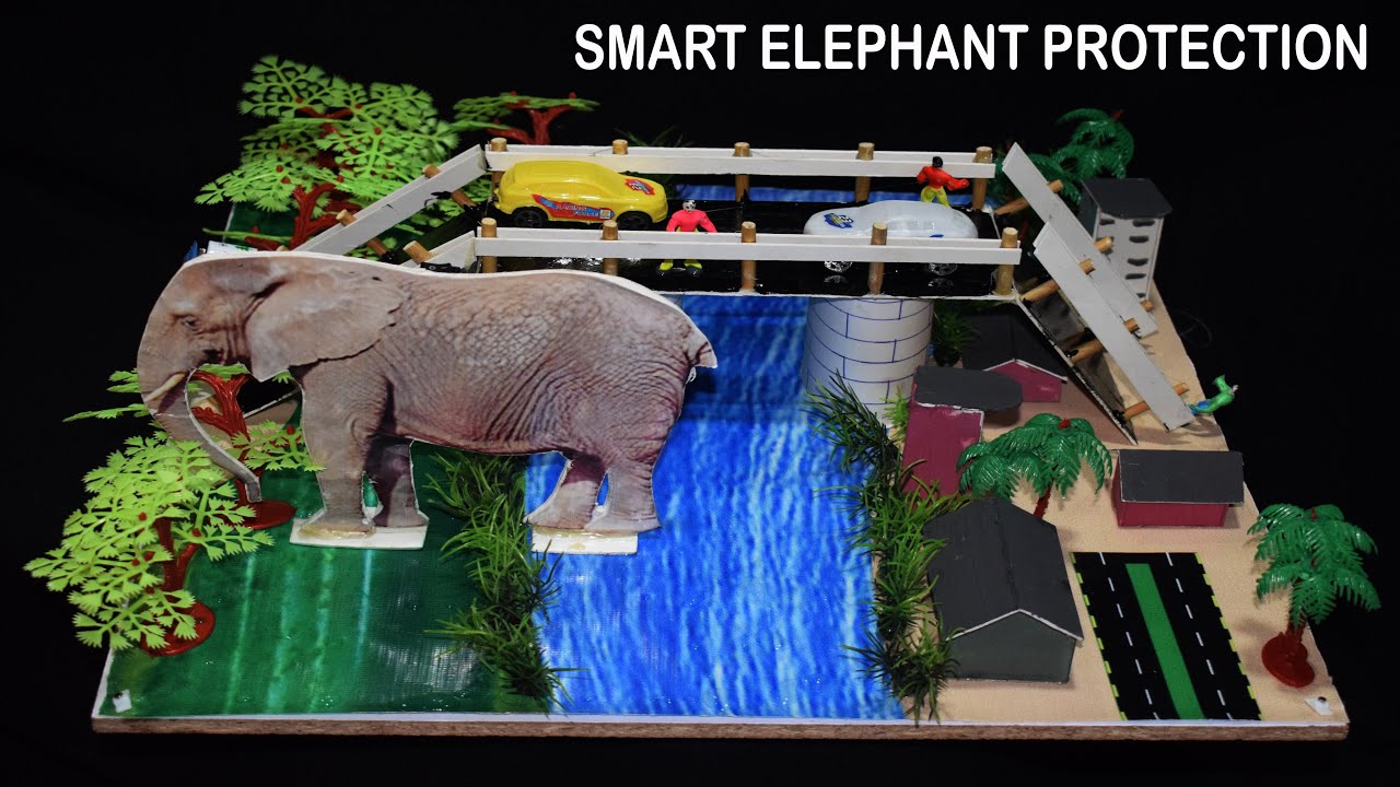 Smart elephant/animal protection school project ! Best Inspire school ...