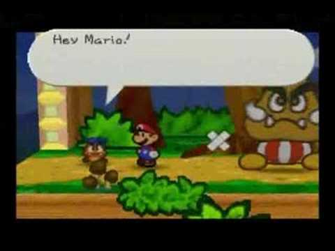 Paper Mario 64 - Boss #3 - King Goomba (10 HP) - YouTube