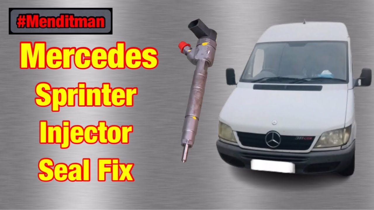 Mercedes Sprinter 311 CDI Injector Leak Repair (Black Death) - YouTube