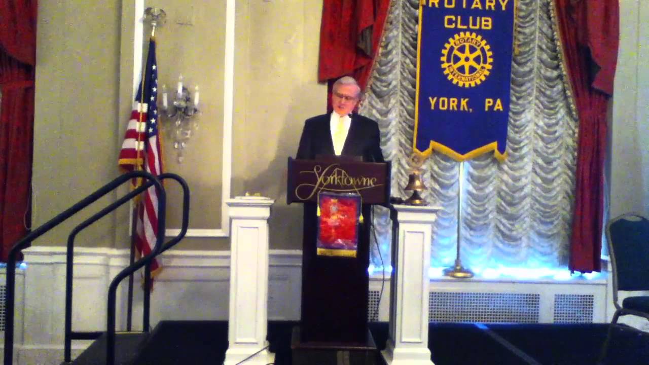 Peter Teague, Lancaster Bible College, Rotary Club of York, PA, Meeting ...