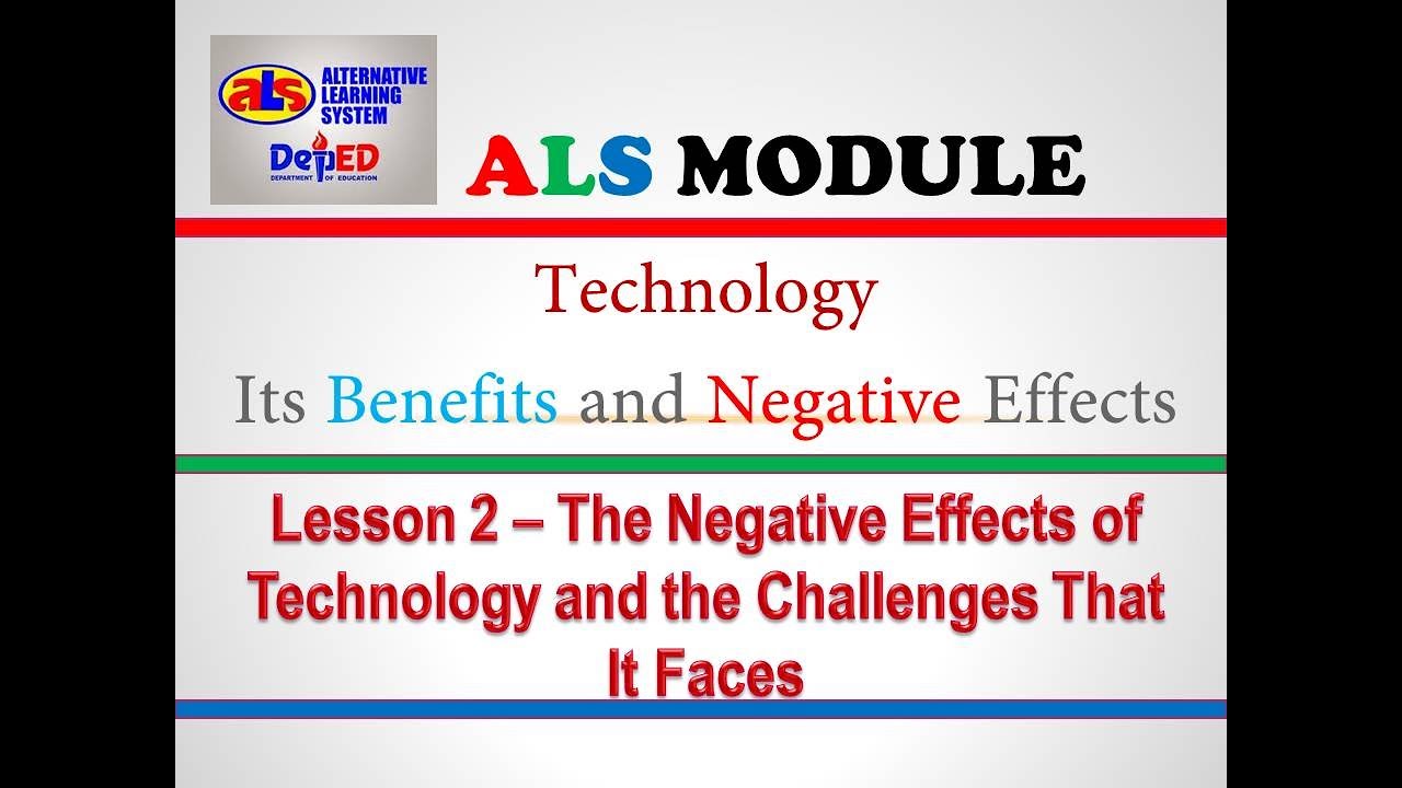 Video 76 - ALS MODULE Technology Its Benefits and Negative Effects ...