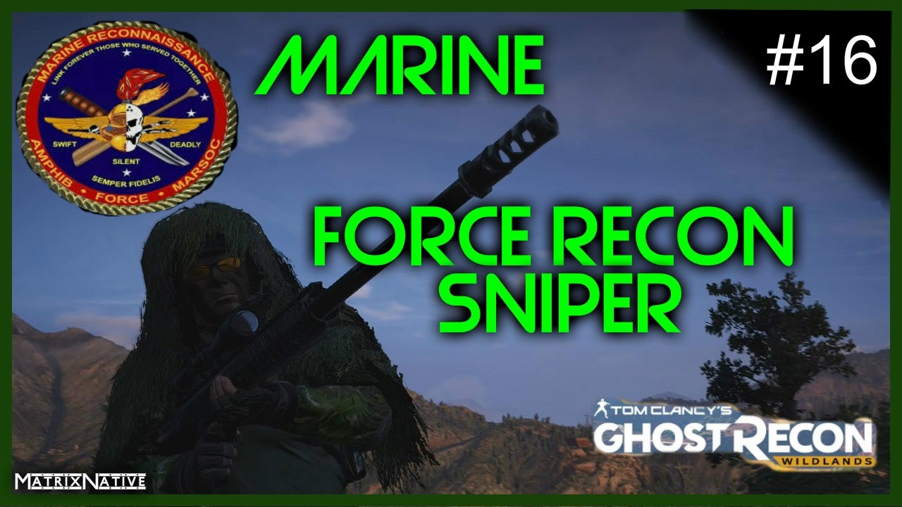 Marine Force Recon Sniper (MARSOC) - Ghost Recon Wildlands - YouTube