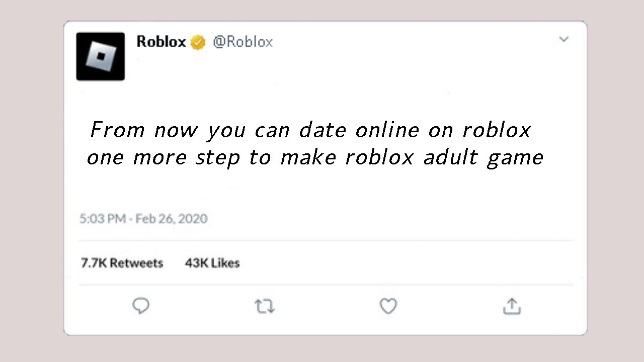 Roblox Promoting Online Dating?? - YouTube