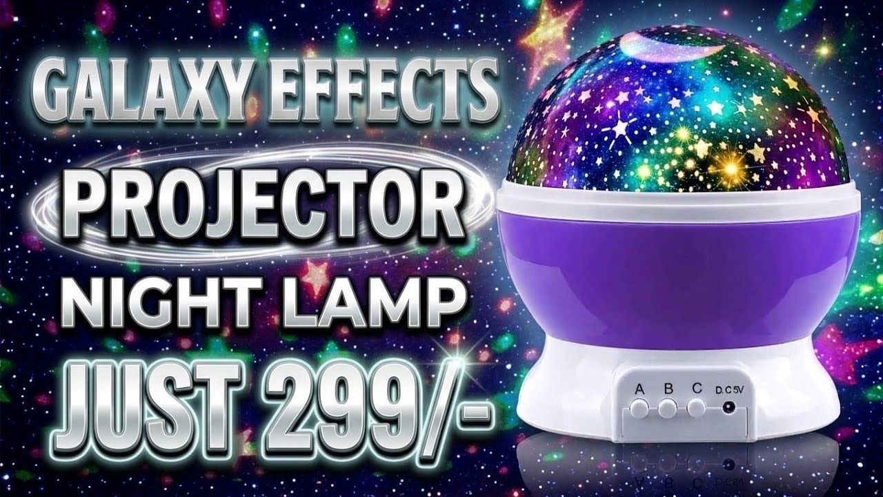 Galaxy Effects Night Lamp Projector Best Night Lamp Projector - YouTube