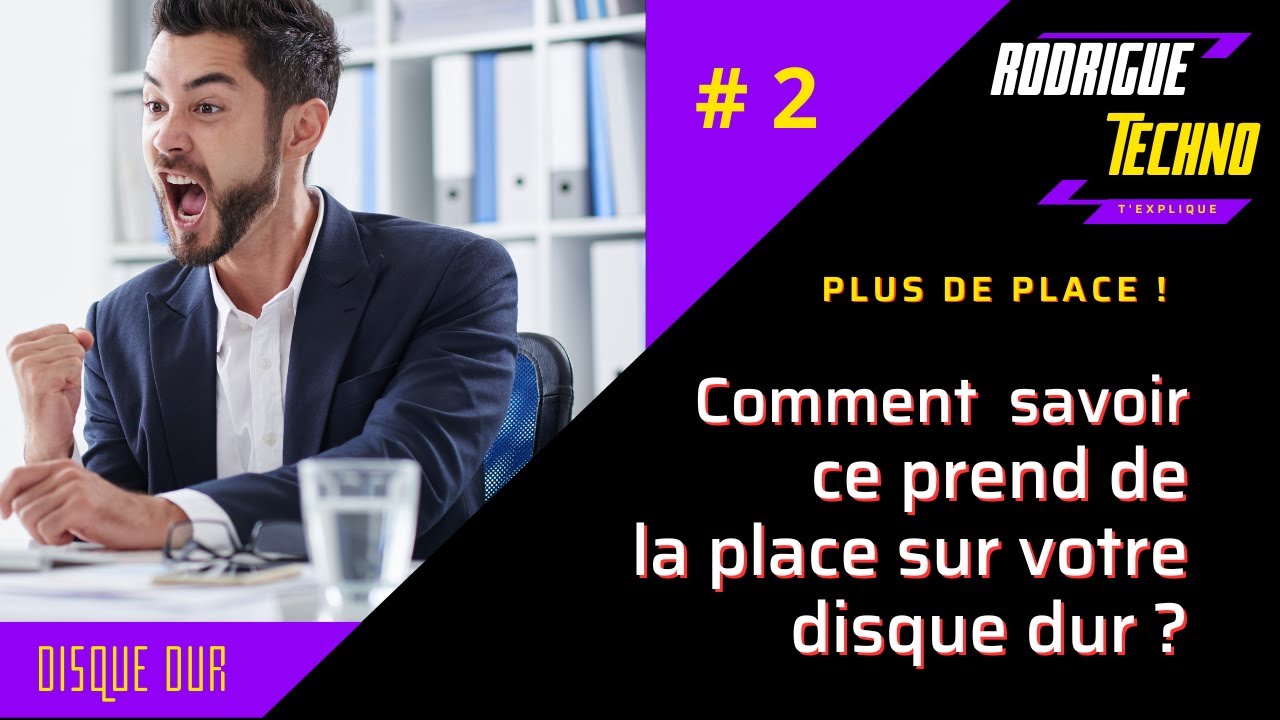 Votre disque dur est plein comment savoir ce qui prend de la place et ...