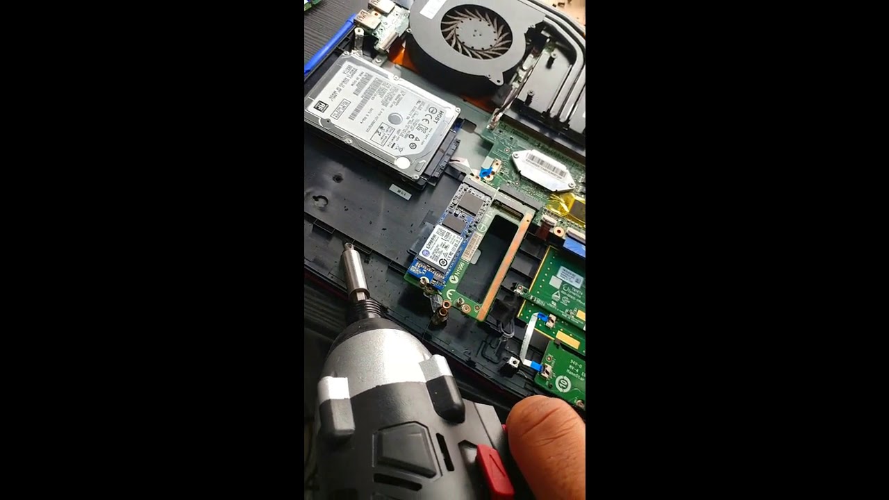 Fix a broken screw hole on a laptop! - YouTube