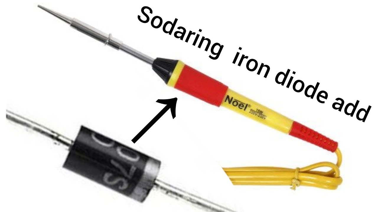 Soldering iron diodes kaise logain|| soldering iron repair || - YouTube