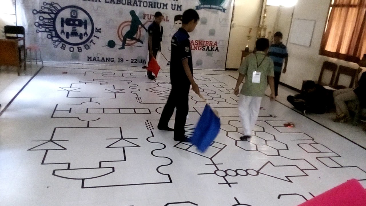 Final Lomba robot line follower analog R4 dalam lomba Robot LSC SMA LAB ...