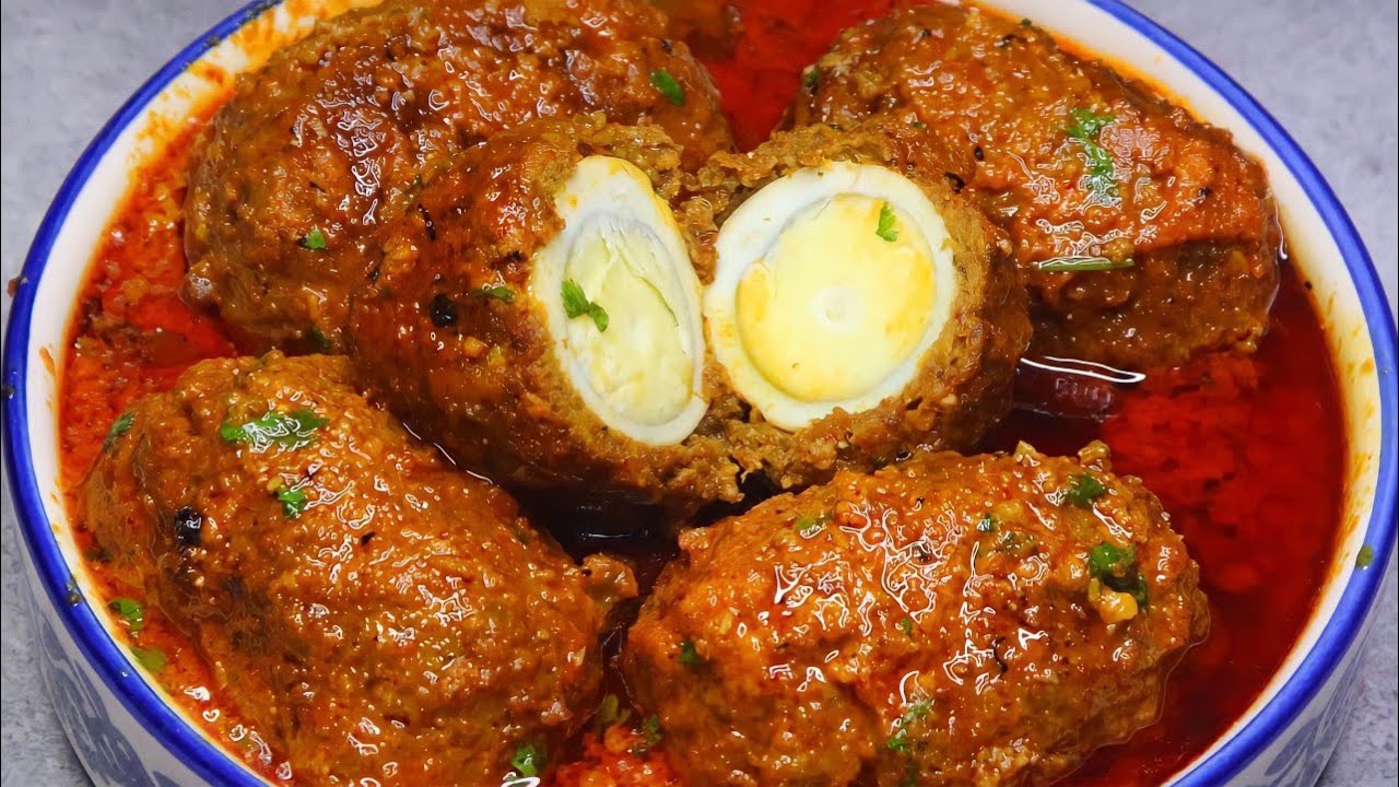 Nargisi Kofte Authentic Recipe | Delhi Famous Nargisi Kofta Recipe ...