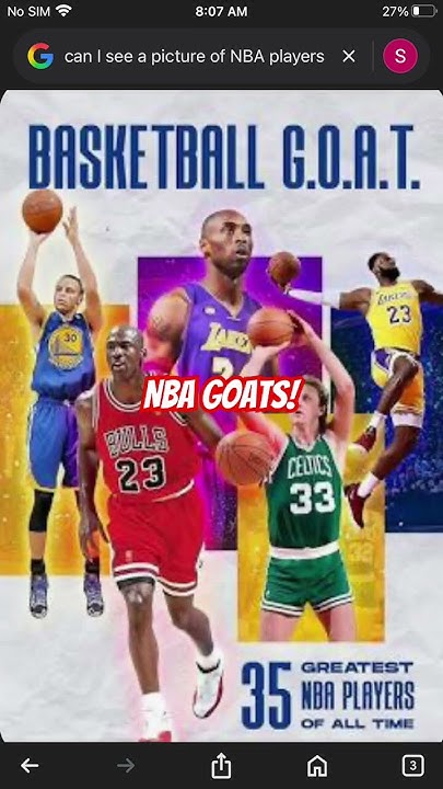 NBA Goats! - YouTube