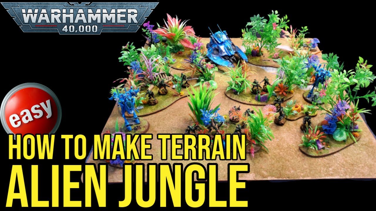 HOW TO MAKE WARHAMMER 40K TERRAIN CHEAP - YouTube