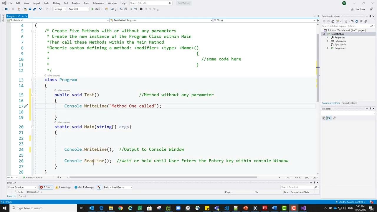 CTI | Object-Oriented-Programming (OOP) for Crestron: Power Of Methods Part 1 - YouTube