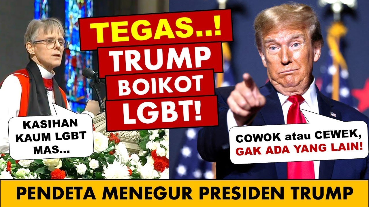 🔴 Boikot LGBT, Trump disindir Pendeta di depan Jemaat - YouTube