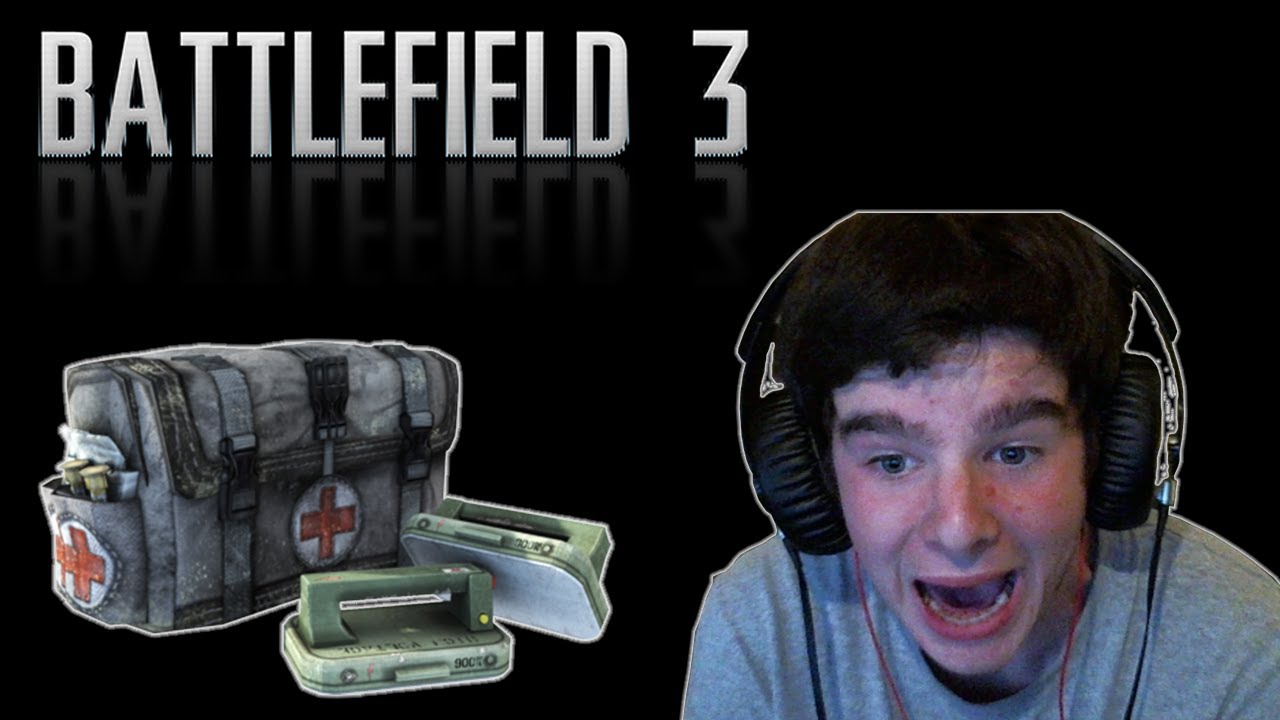 BF3: Defibrillator Kill Challenge Funny moments | "The Rage Montage ...