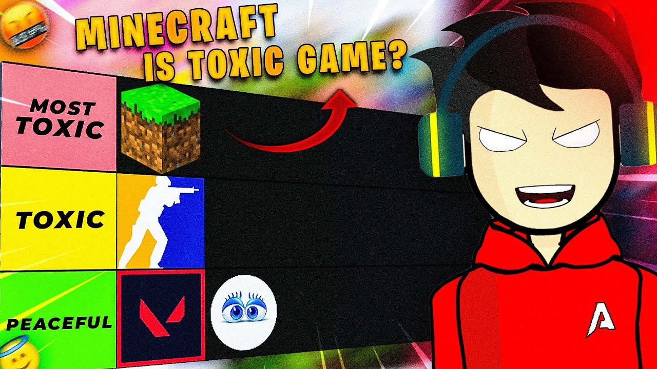 I Ranked Most Peaceful to Most Toxic Games In the World...😱 | The Most ...