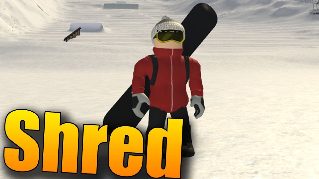 REÁLNÁ JÍZDA NA SNOWBOARDU V ROBLOXU!😱🔥 | ROBLOX: Shred - YouTube
