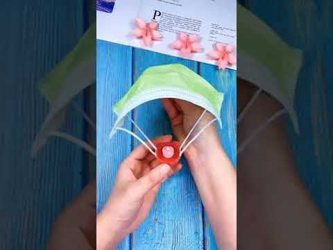 Flying lantern made out of mask