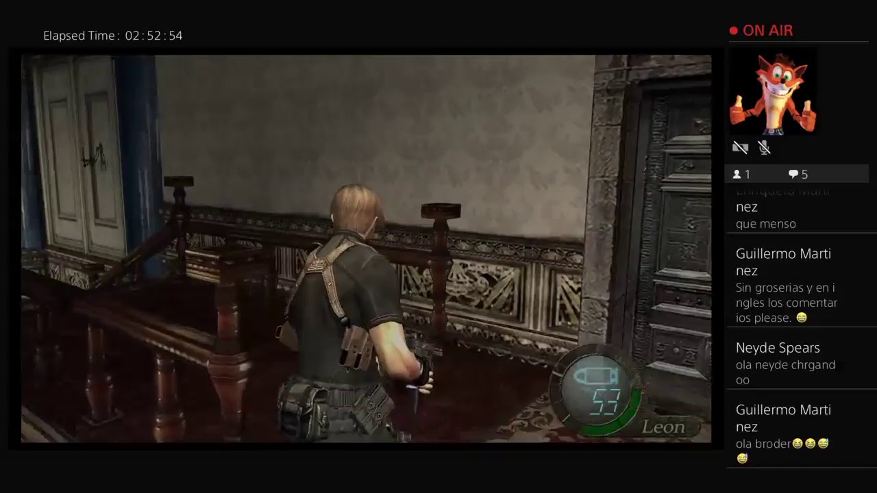 RE4 live streaming PS4. - YouTube