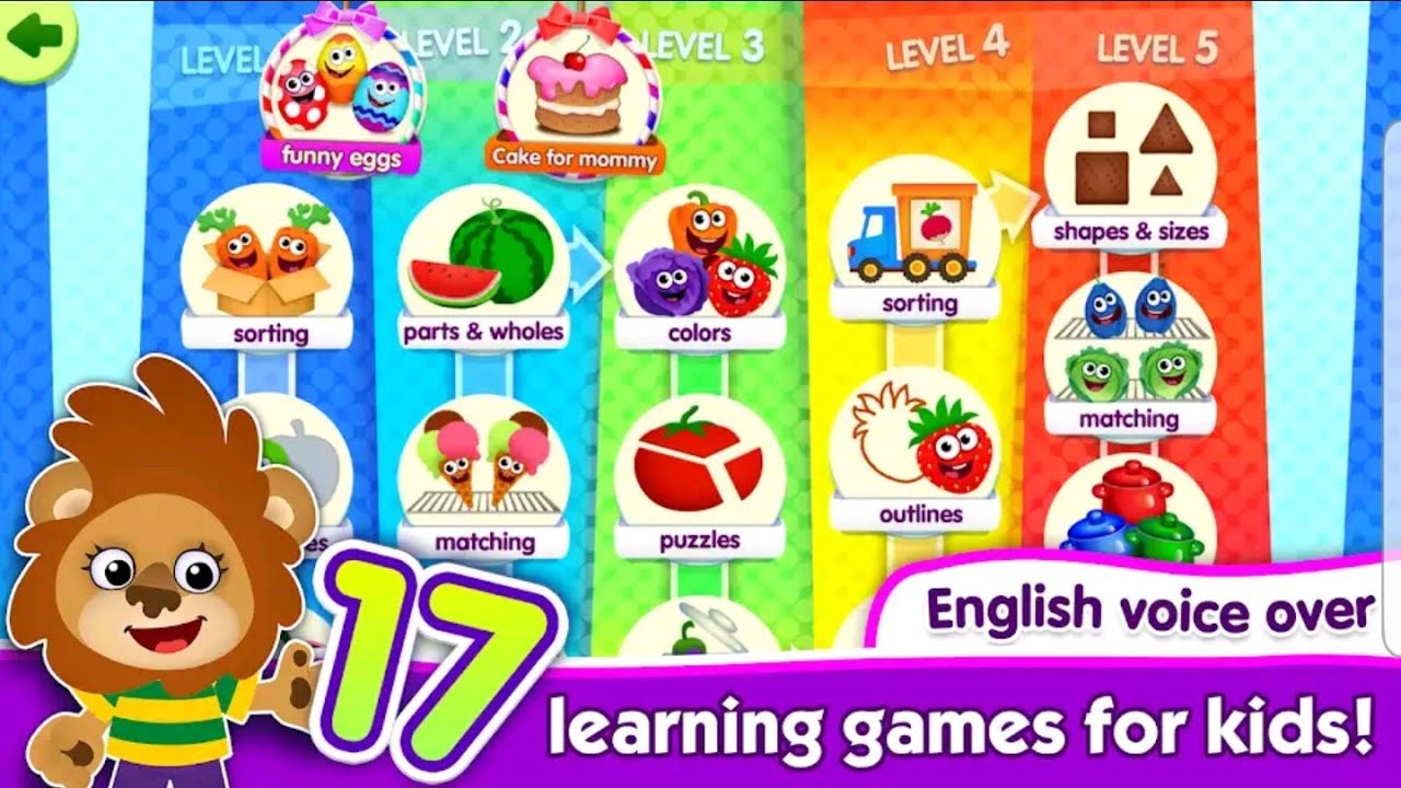 Baby smart games for kids! Learn shapes and colors😍 - YouTube