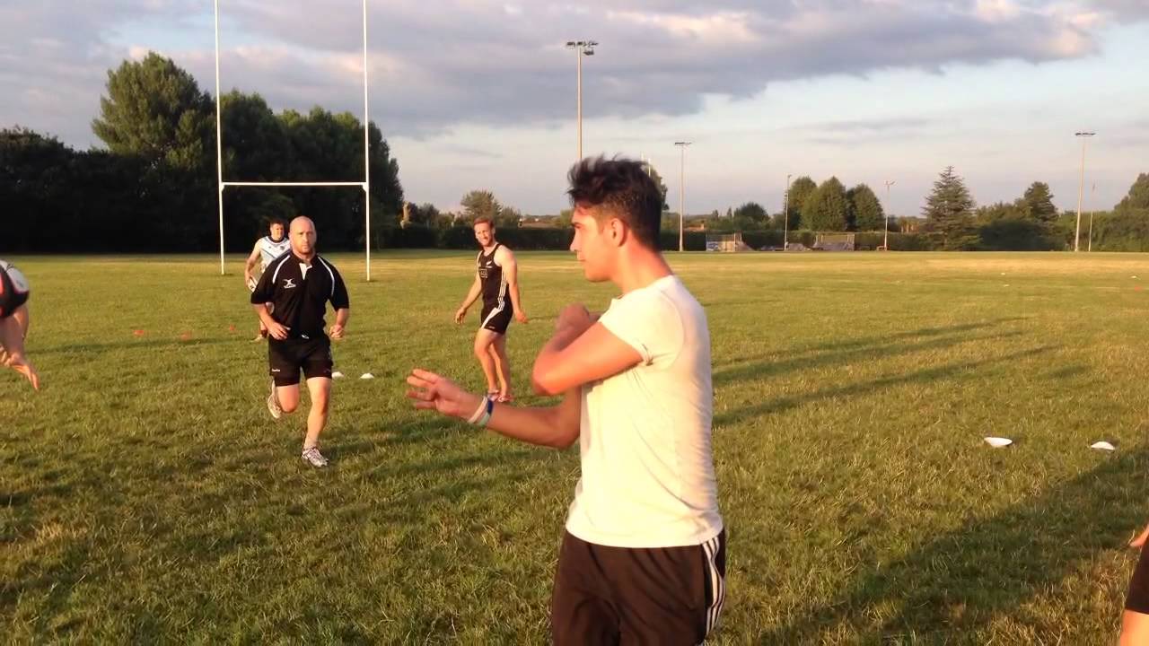 Hitchin Rugby Pre season training - week 2 - YouTube