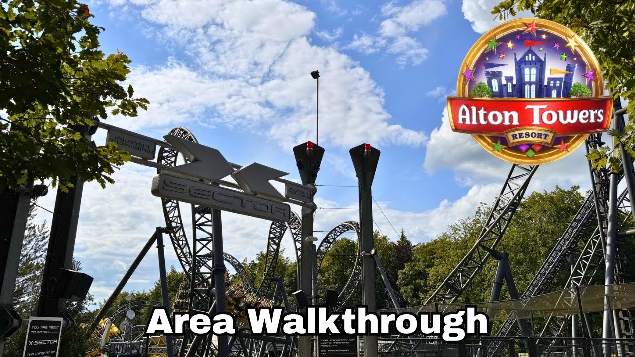 X SECTOR WALKTHROUGH | 2024 | 4K | ALTON TOWERS RESORT - YouTube
