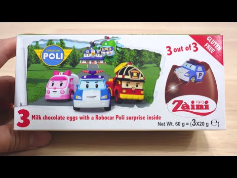 ASMR 阿尼驚喜蛋 - 波力救援小英雄 / Zaini Surprised Egg - Robocar POLI - YouTube