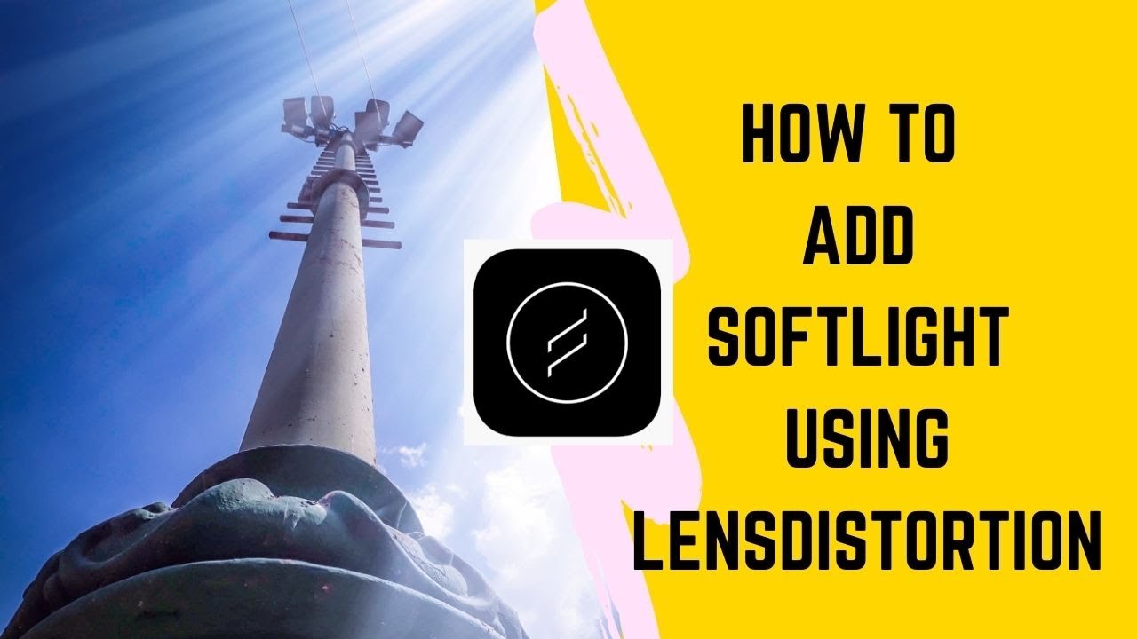 How To Add Sun Rays In Lens distortions | Soft Light Hits | Editing ...