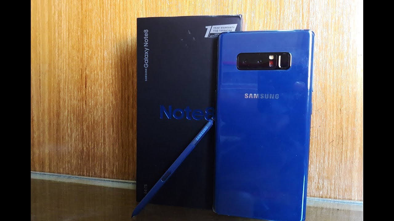 Samsung Galaxy Note 8 Unboxing & review - YouTube