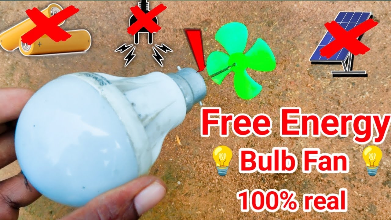 Free energy fan kaise banaye....? || How to make free energy light Fan ...