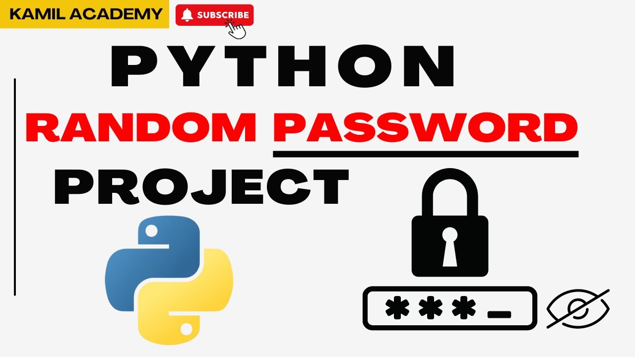 Python Password Generator Create Strong Random Passwords Easily Kamilacademy Amn Youtube