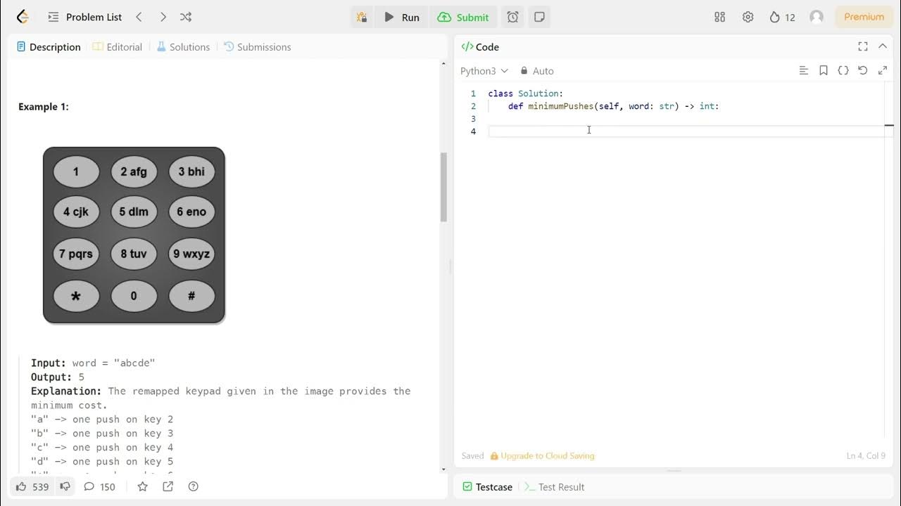Leetcode 3016 - Minimum Number of Pushes to Type Word II - Python - YouTube