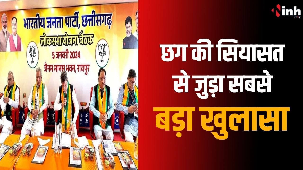 CG BJP Jila Adhyaksh: INH के दावे पर लगी मुहर ! इस दिन होगा बीजेपी जिला ...