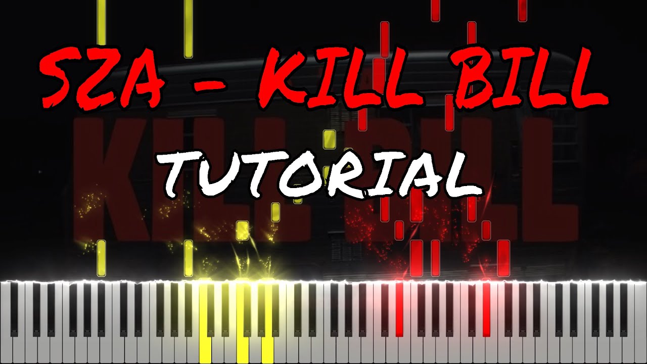 SZA - Kill Bill | Piano Tutorial (Midi + Sheet Music) - YouTube