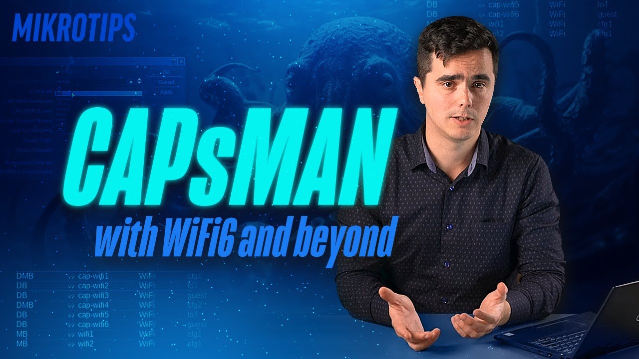 CAPsMAN for WiFi6 and beyond - everything you need to know - YouTube