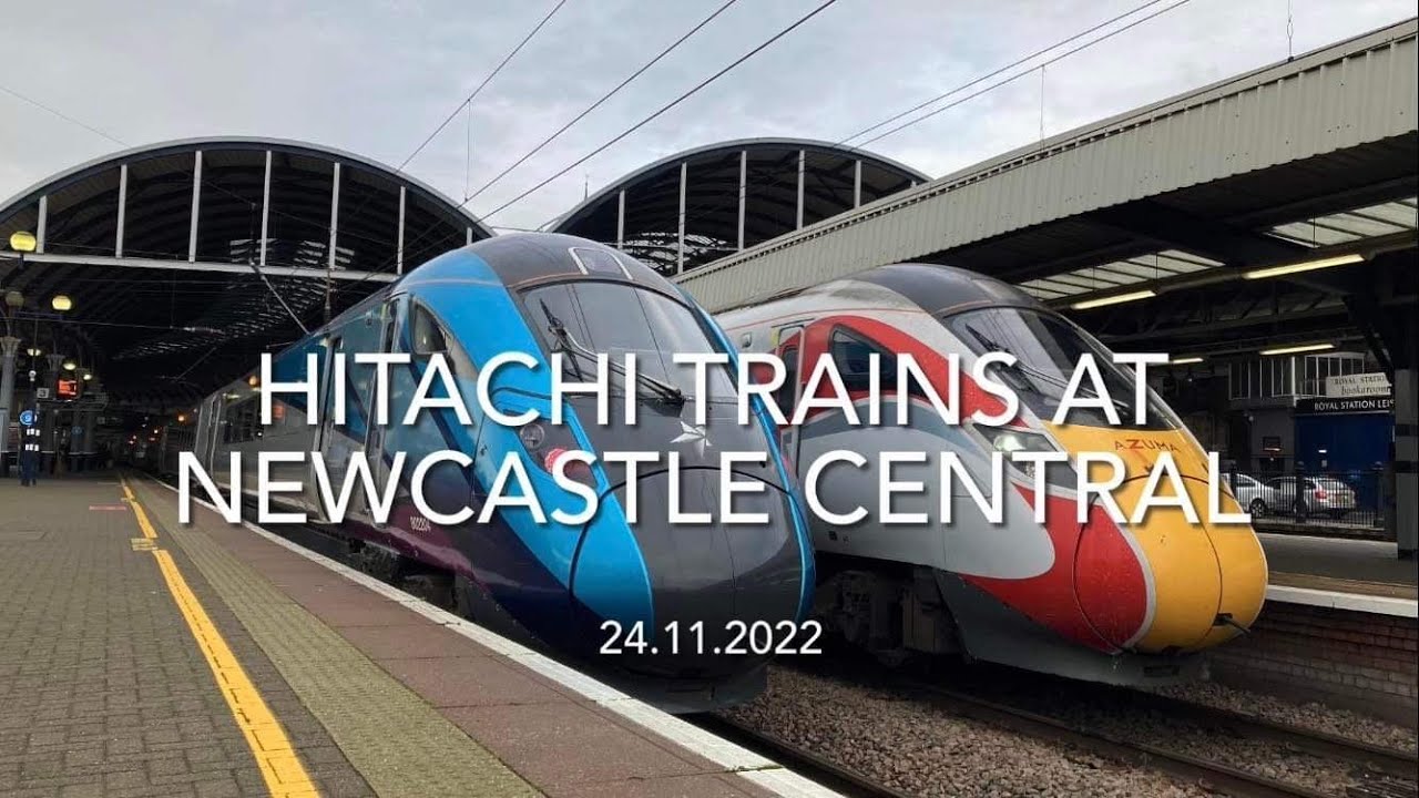 Hitachi Trains at Newcastle Central (24.11.2022) - YouTube