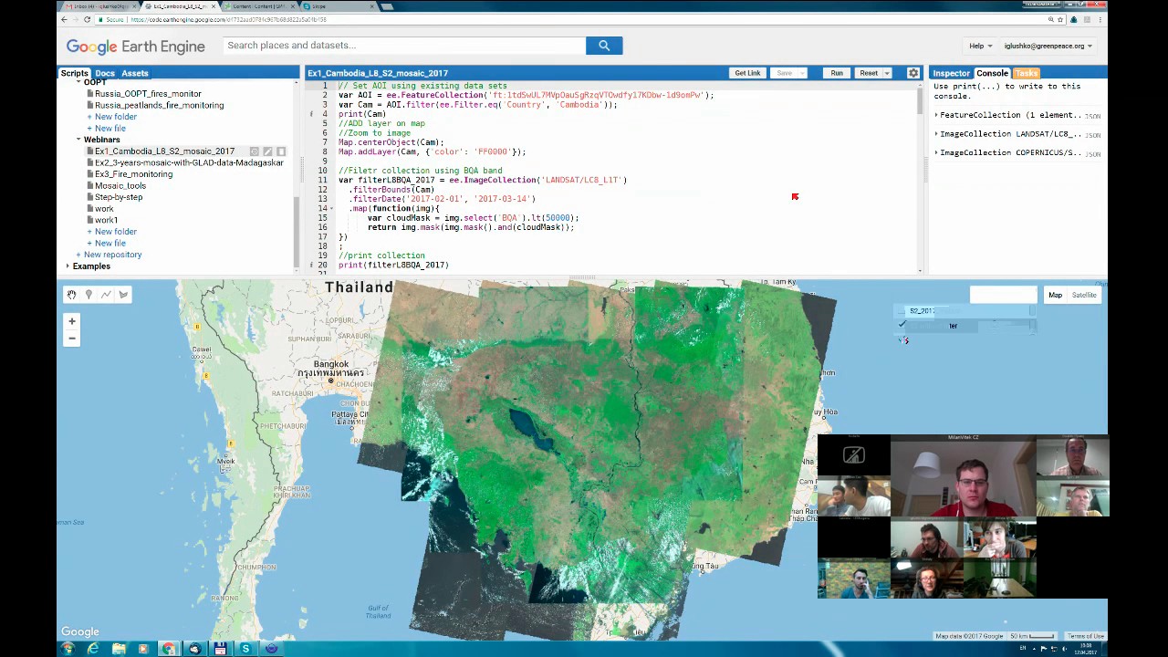 Google Earth Engine - Greenpeace Global Mapping Hub Webinar - YouTube